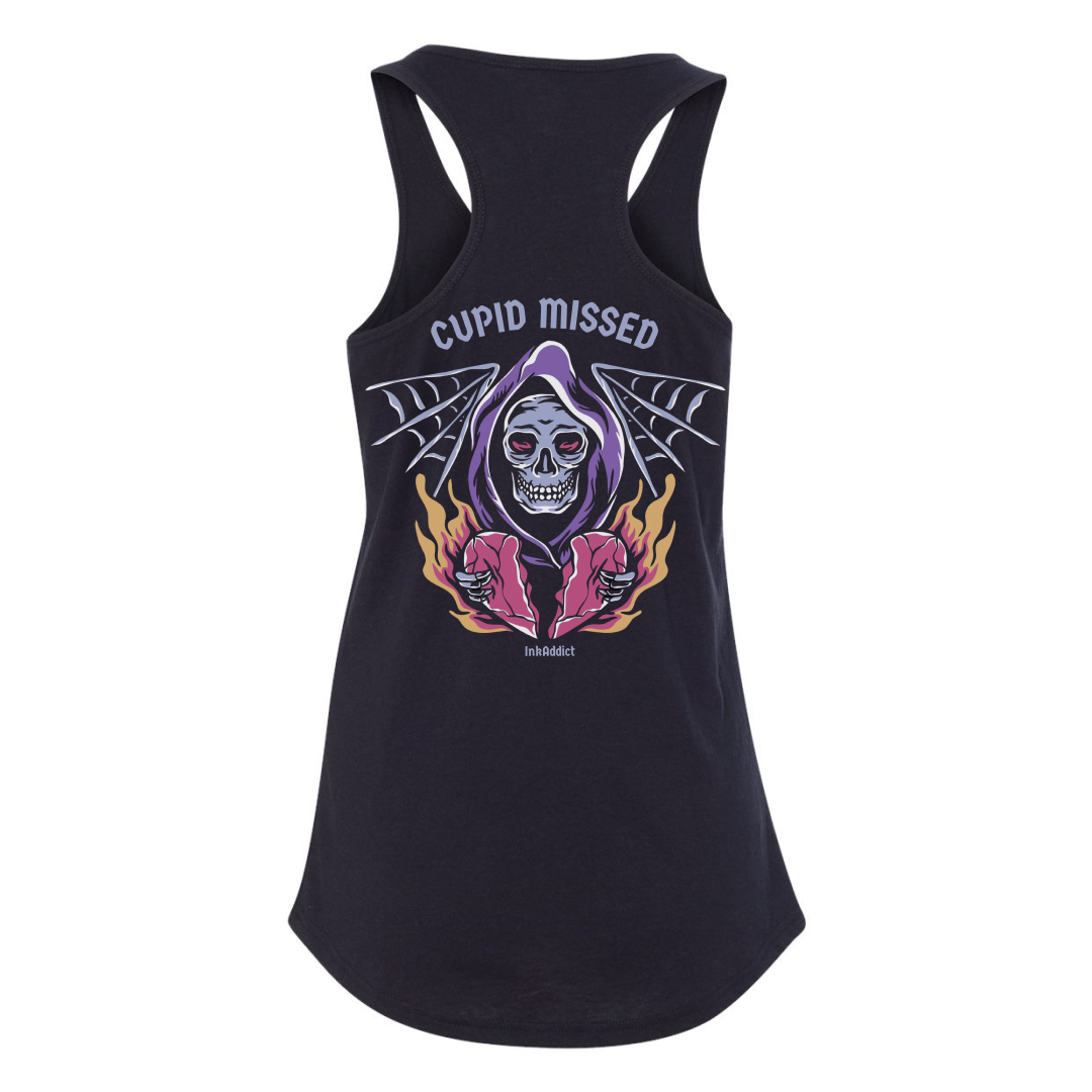 Cupid Missed Women's Racerback Tank