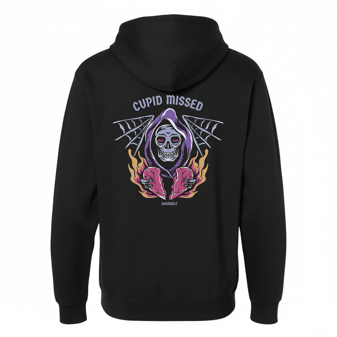 Cupid Missed Unisex Hoodie