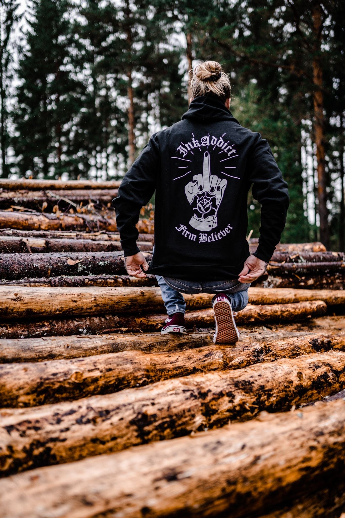 InkAddict Firm Believer Unisex Pullover Hoodie