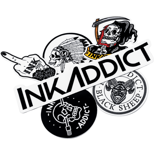 InkAddict Sticker Pack of 6